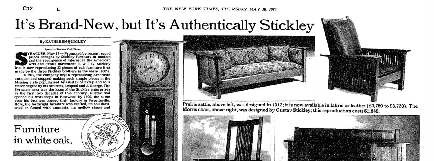 Inside Stickley – Stickley Brand