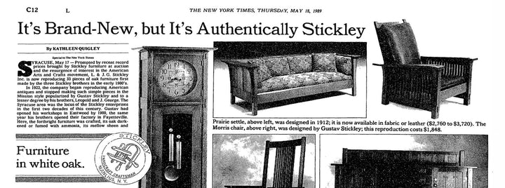 Inside Stickley – Stickley Brand