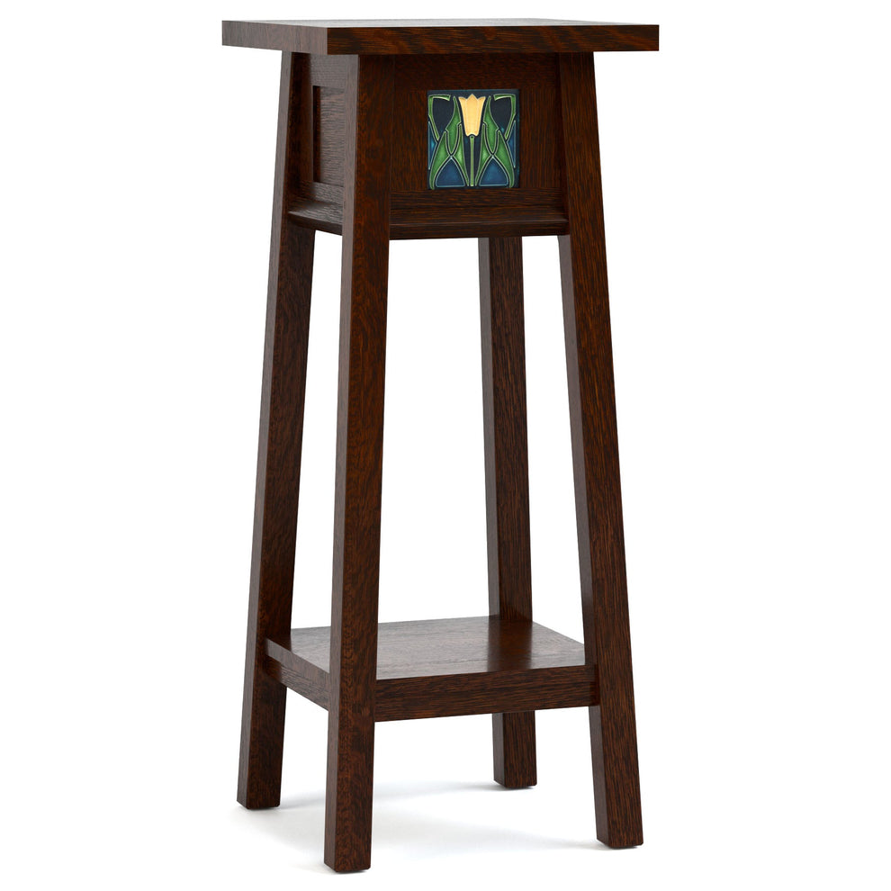 Floral Tile 30-inch Plant Stand – Stickley