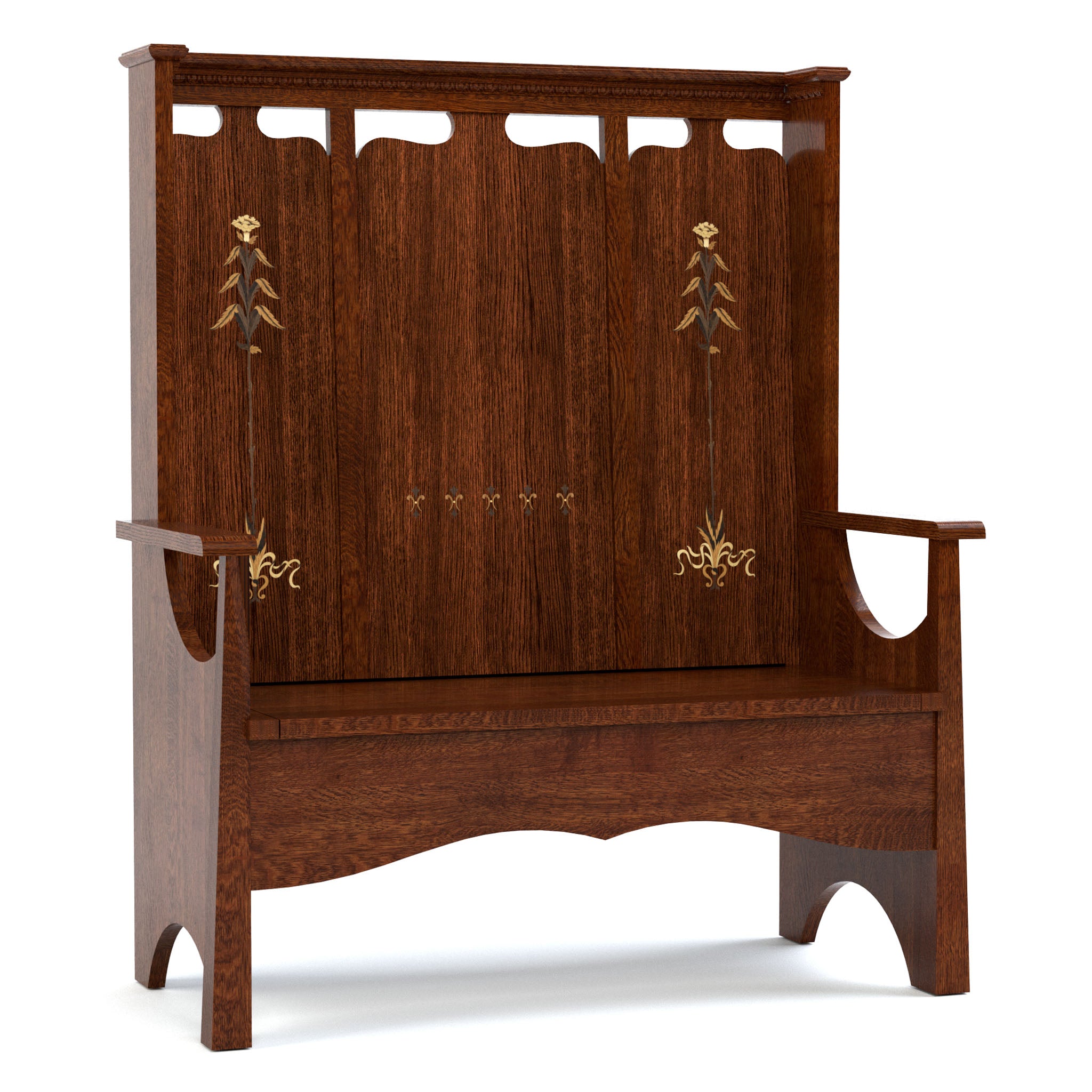 125th Anniversary Fireside Bench – Stickley