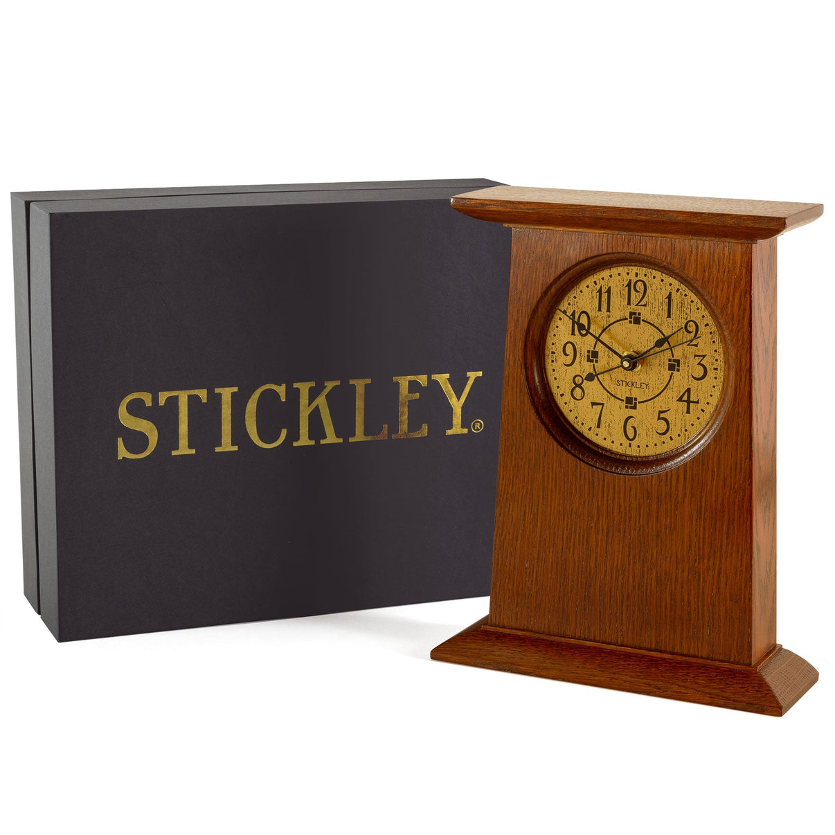 Mission Oak Mantel Clock – Stickley Brand