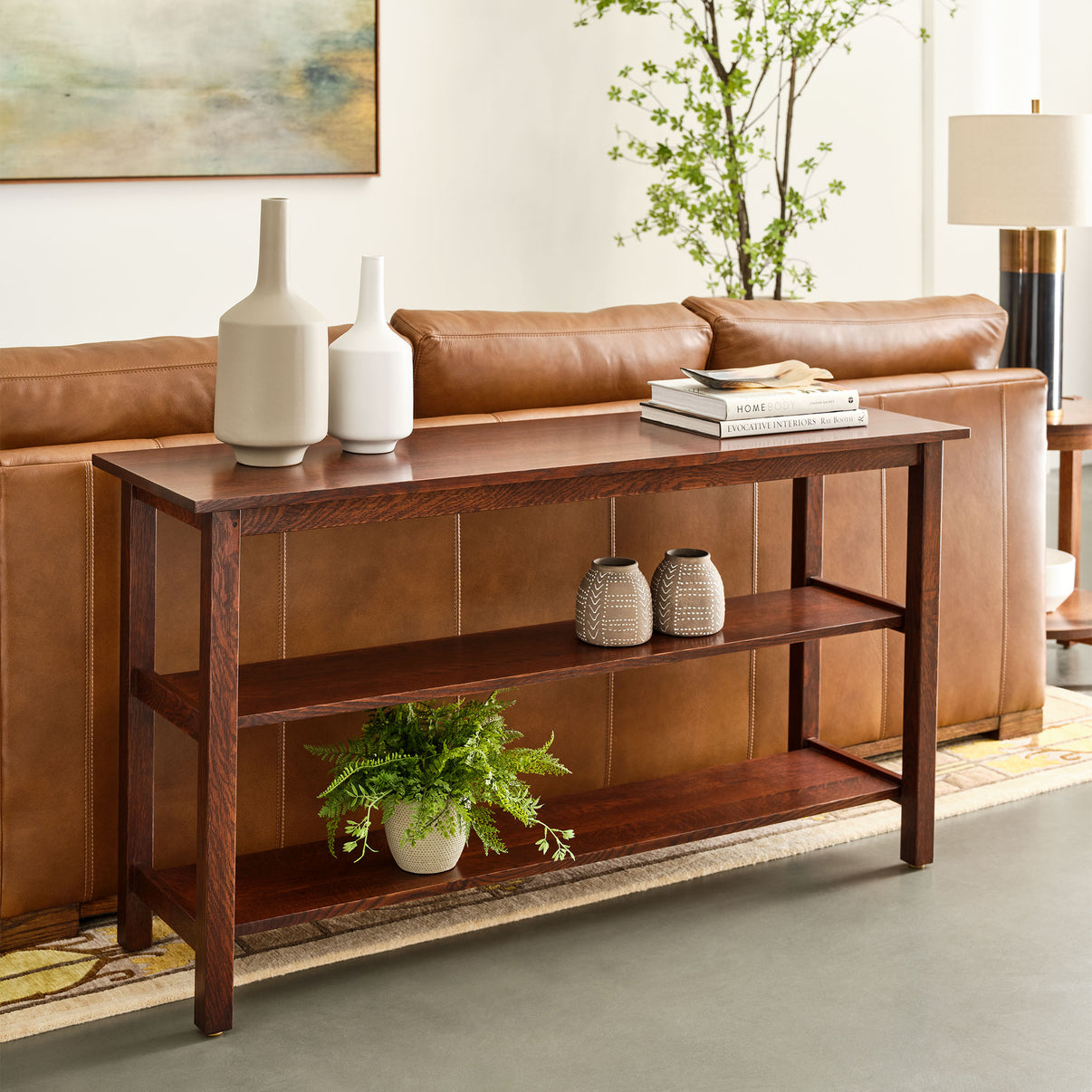 Little Treasures Three-Shelf Console – Stickley Brand