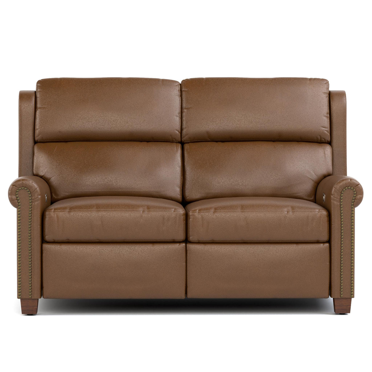 Woodlands Small Roll Arm Motion Loveseat with Nails – Stickley