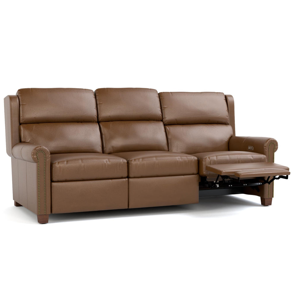 Woodlands Small Roll Arm Motion Sofa with Nails – Stickley
