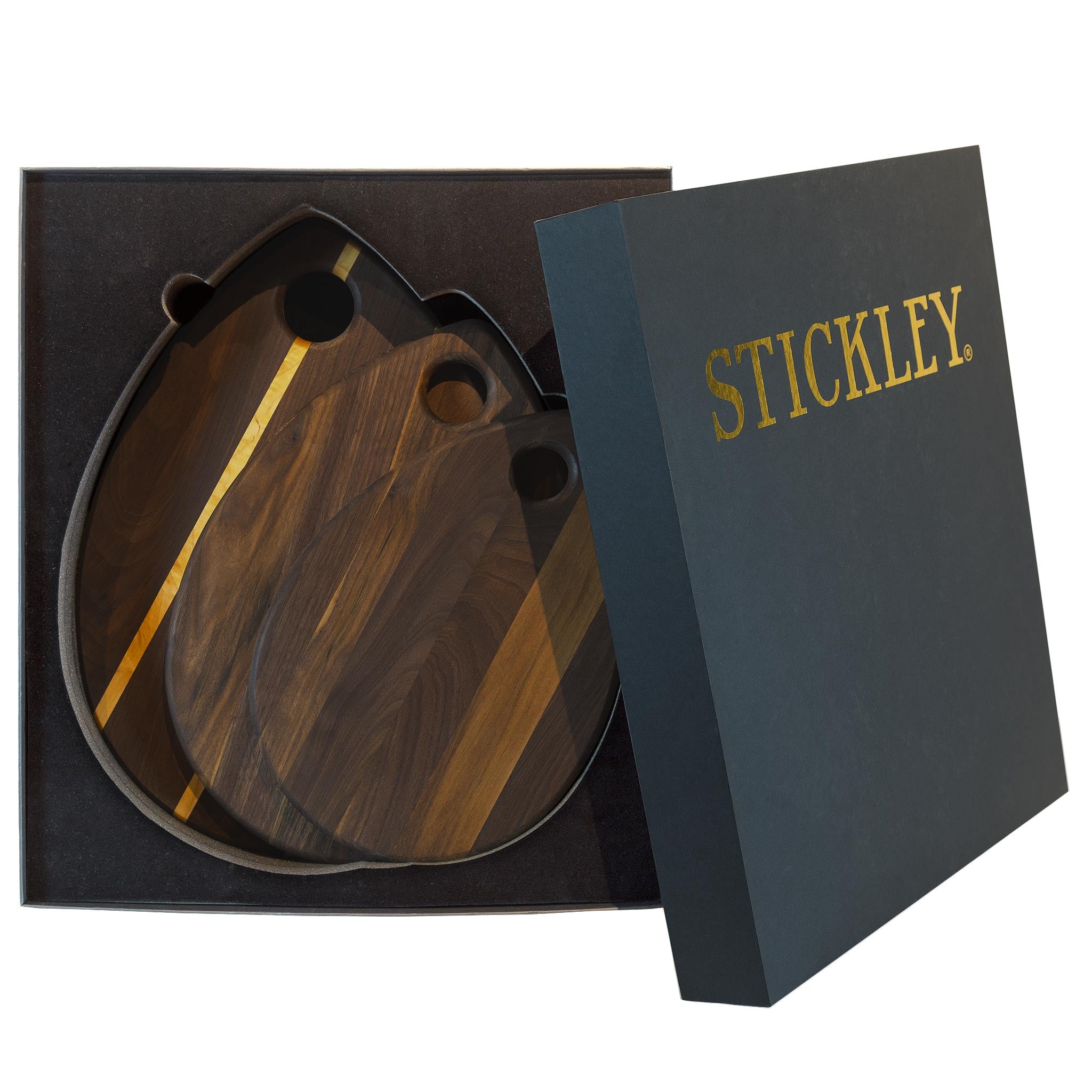 3-Piece Tear-Drop Bread Board Set – Stickley