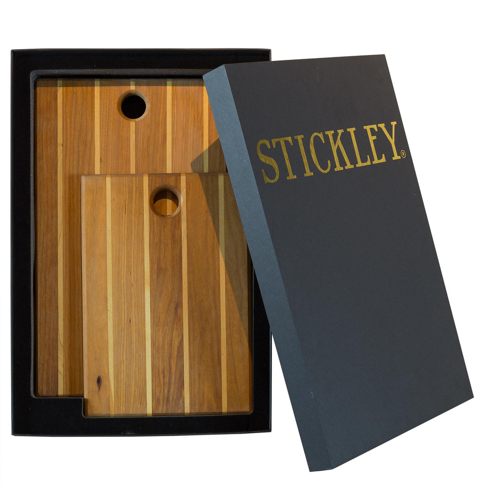 2-Piece Striped Bread Board Set – Stickley