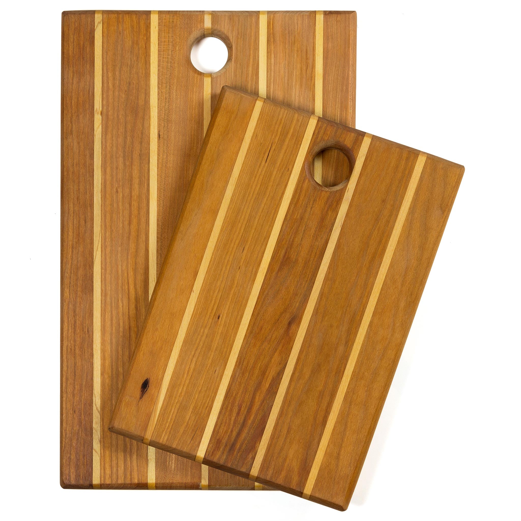 2-Piece Striped Bread Board Set – Stickley Brand