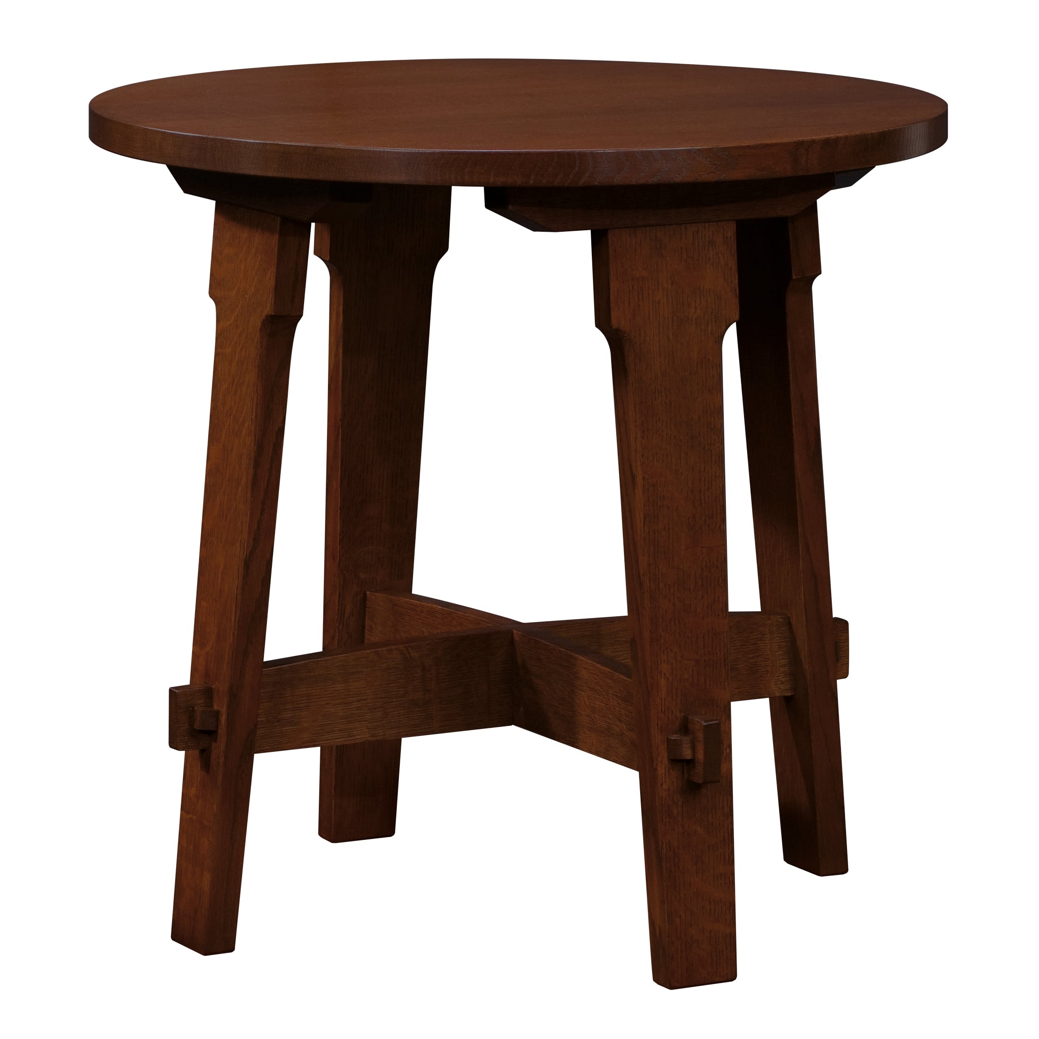 Gus Round Lamp Table – Stickley Brand