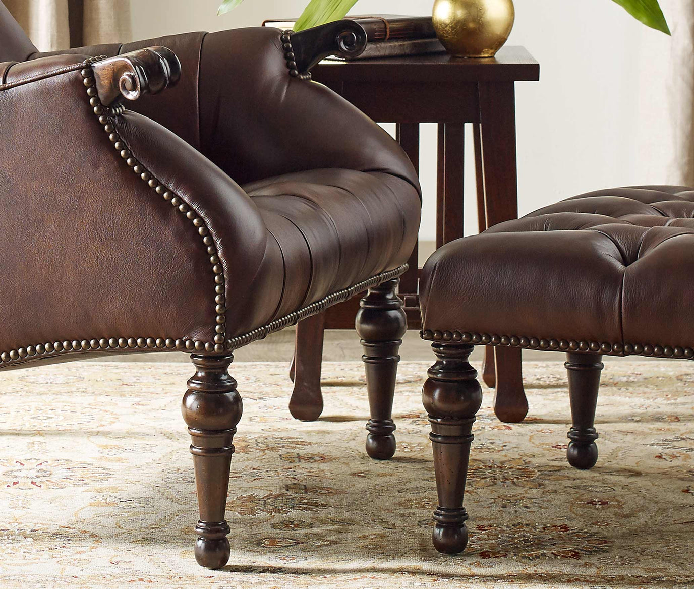 Leopold’s Chair & Ottoman | Rialto Leather | L. & J.G. Stickley, Inc ...