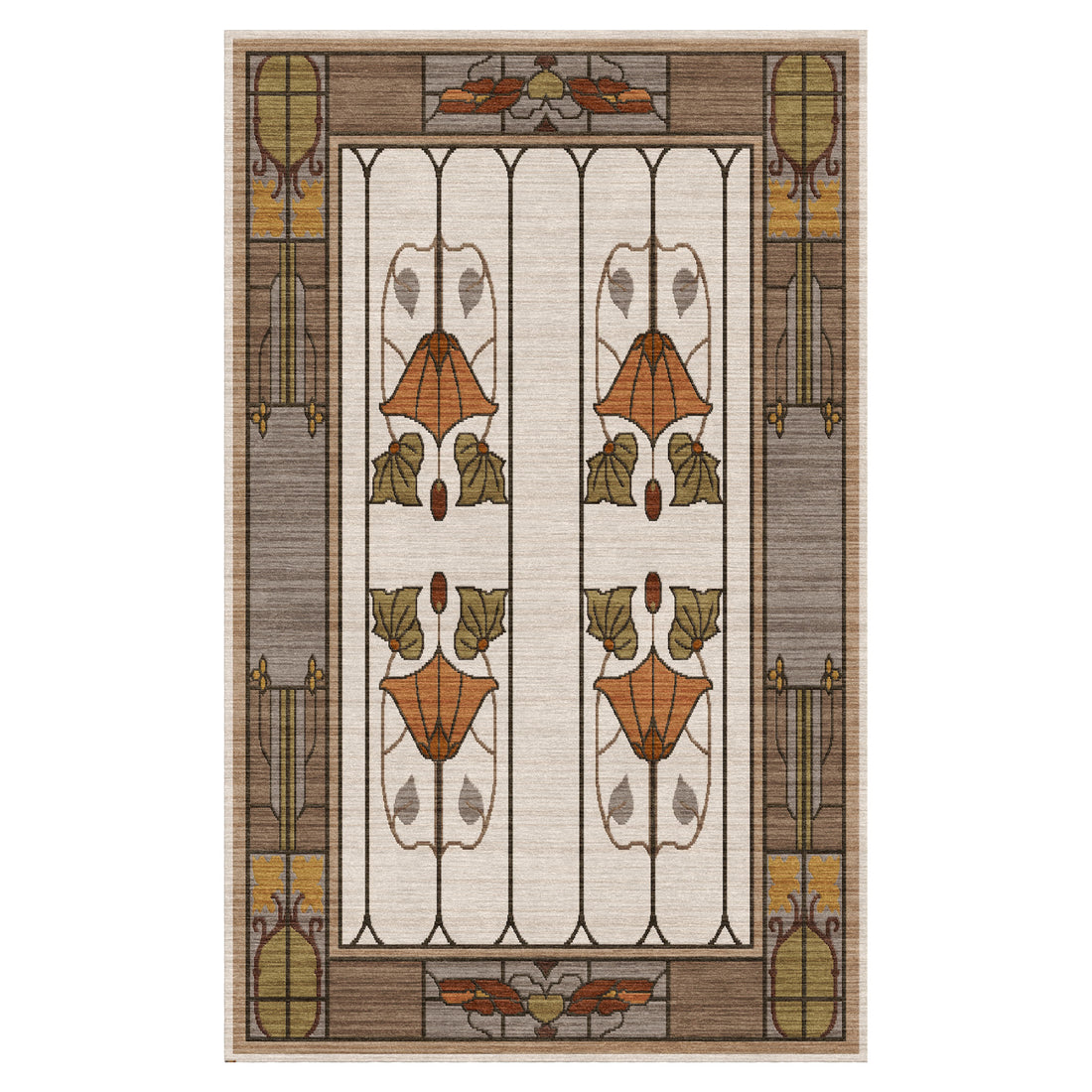 Garden Window Rug, Ivory – Stickley