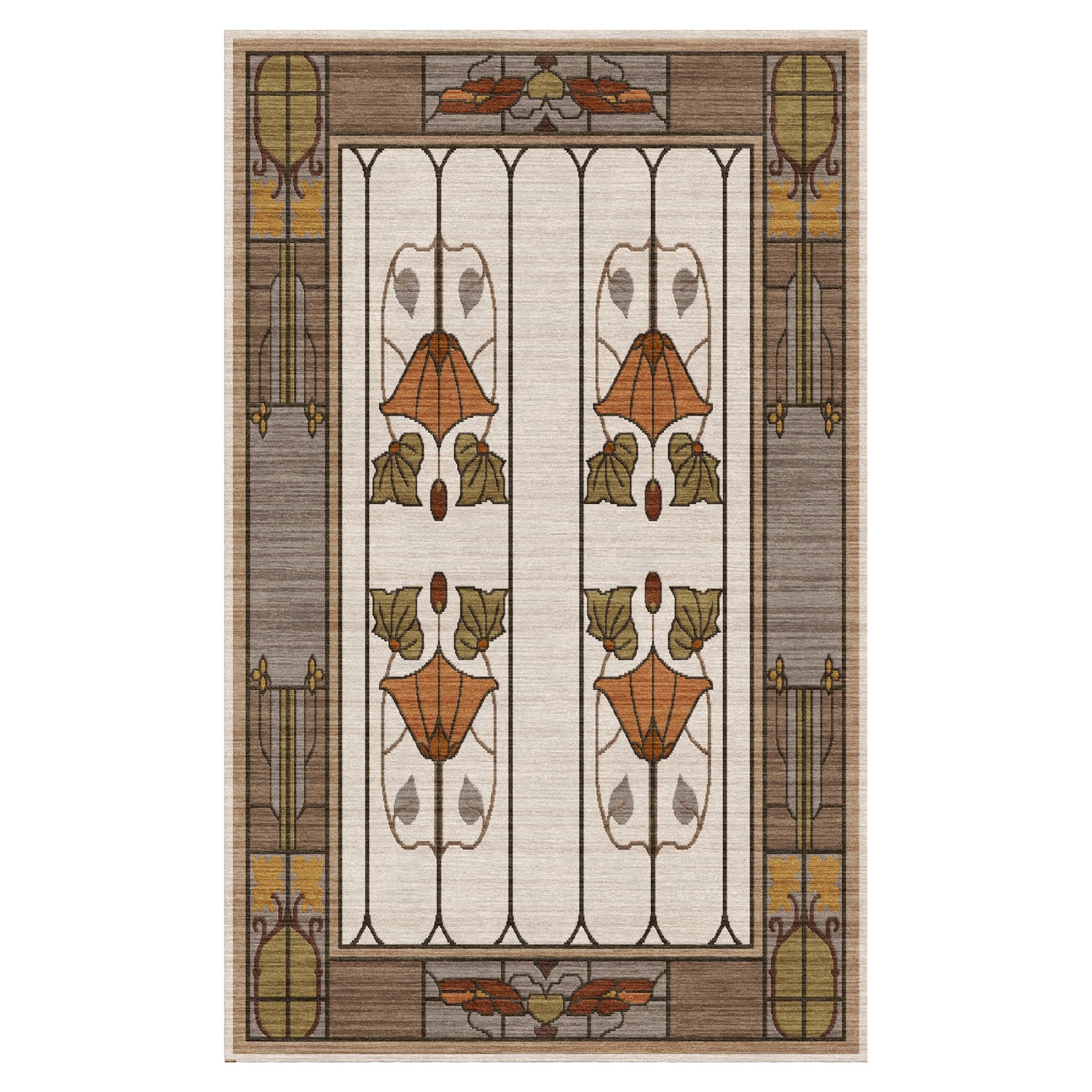 Garden Window Rug, Ivory – Stickley