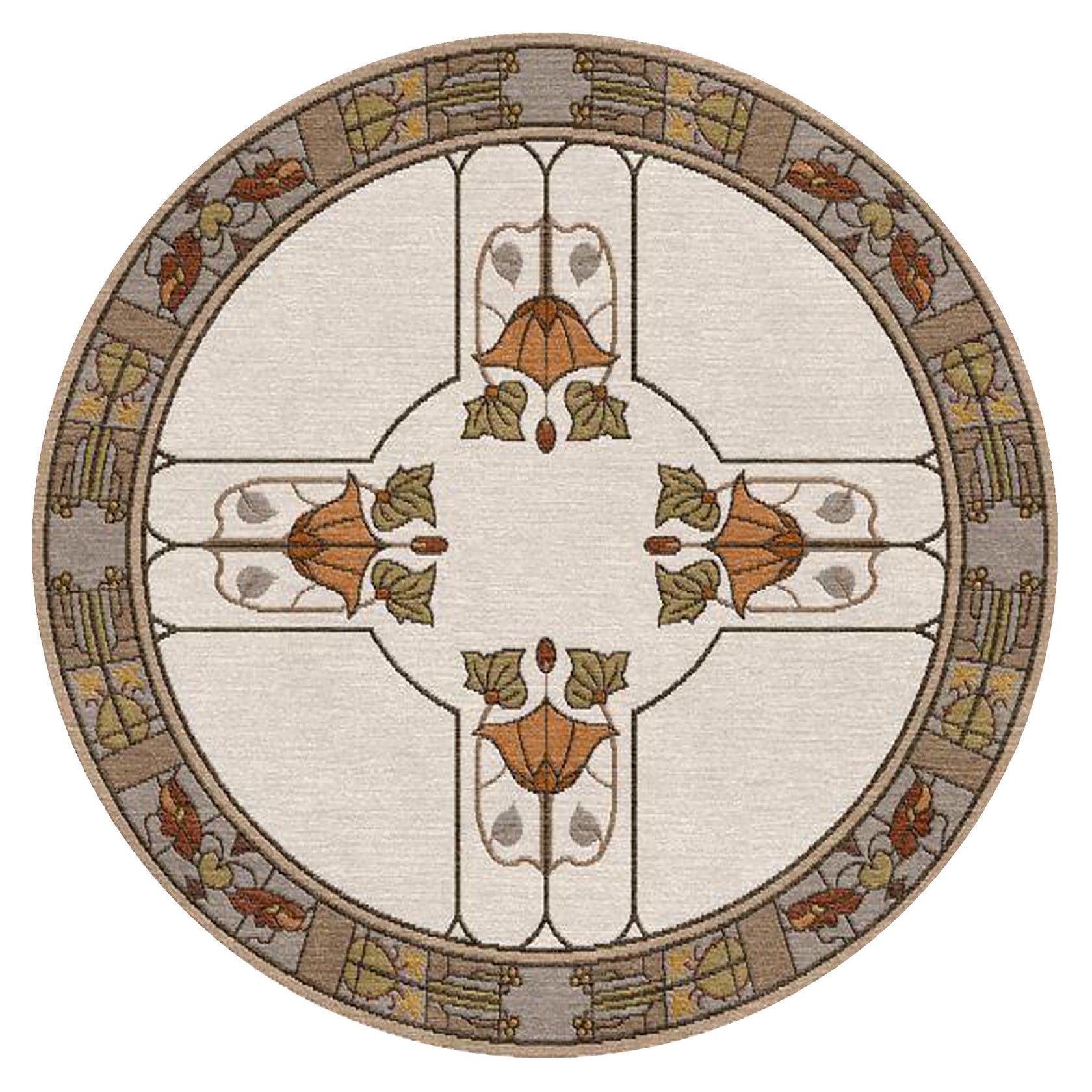 Garden Window Rug, Ivory – Stickley
