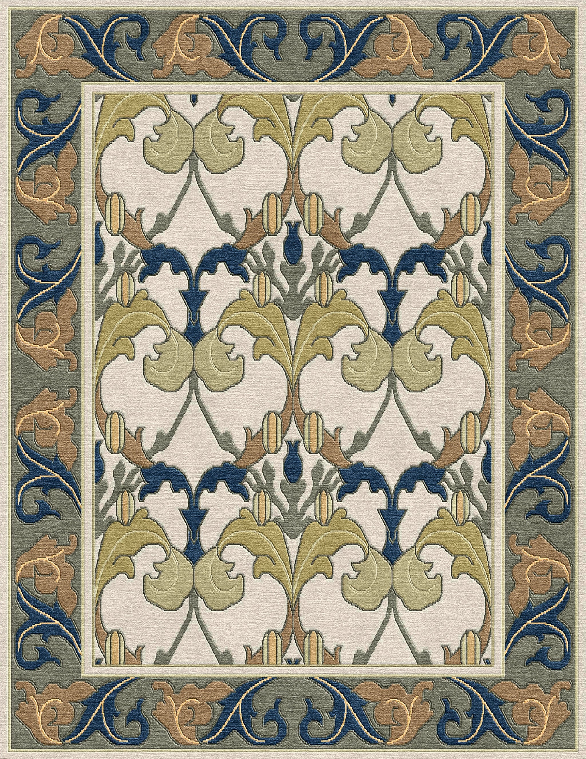 Voysey Botanical Rug – Stickley