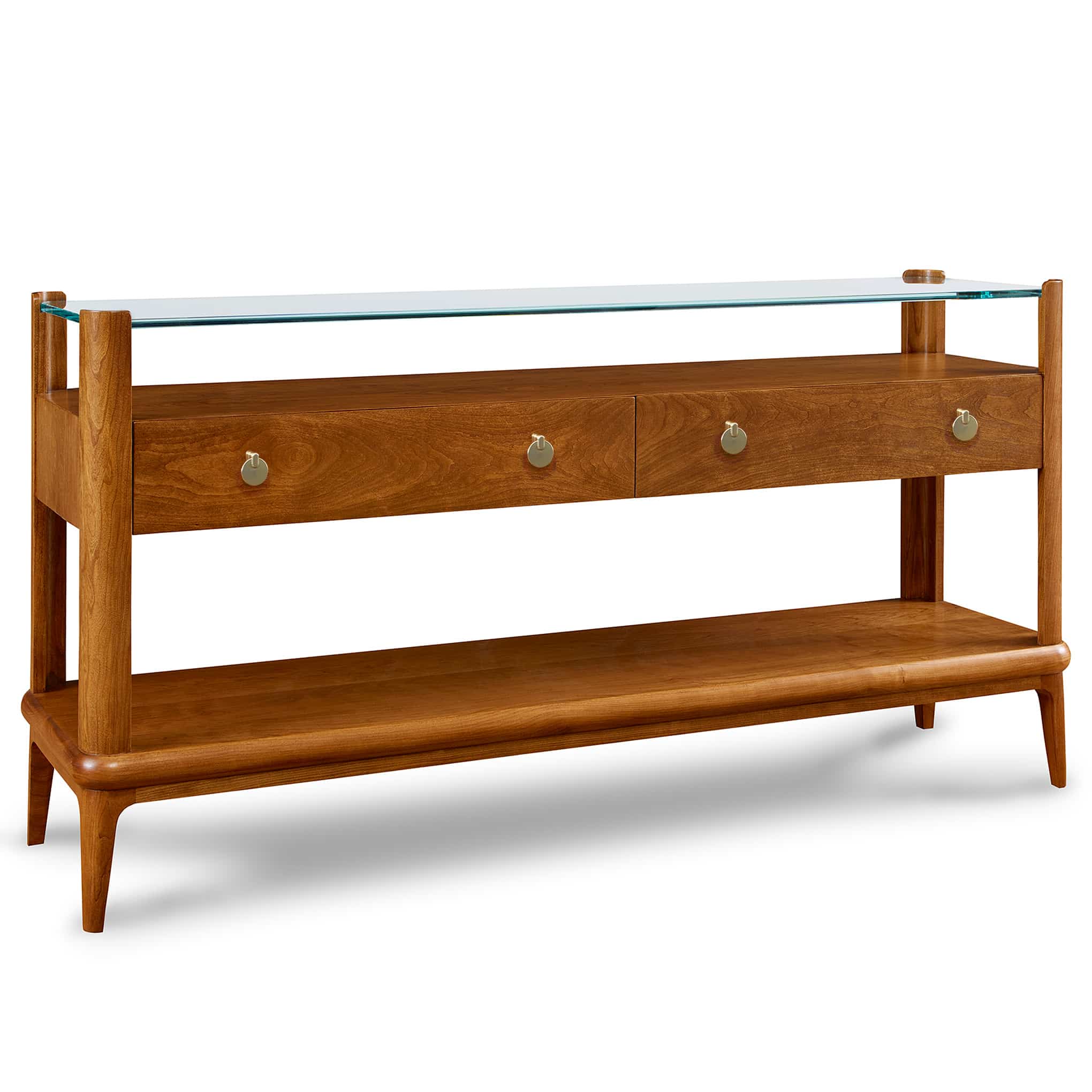 Martine Glass-Top Console Table – Stickley Brand